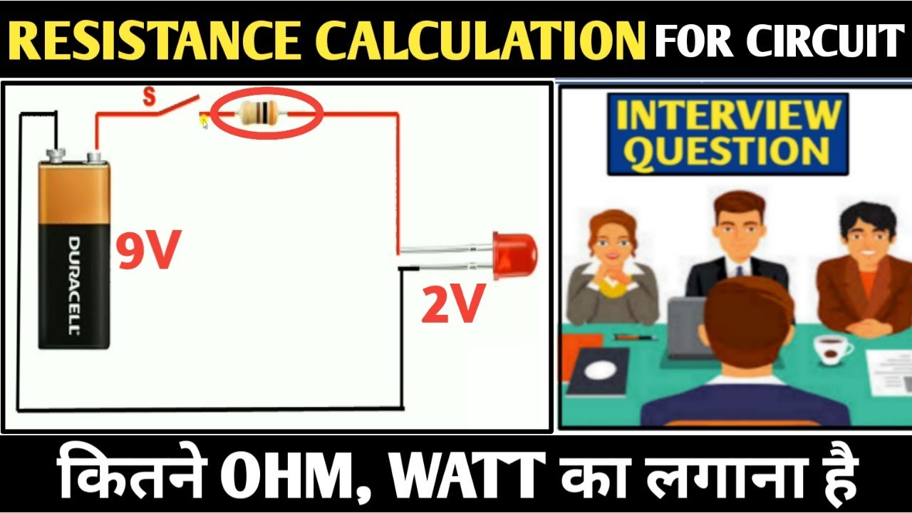 How to Calculate Required Resistor in Circuit! Resistance calculation ...
