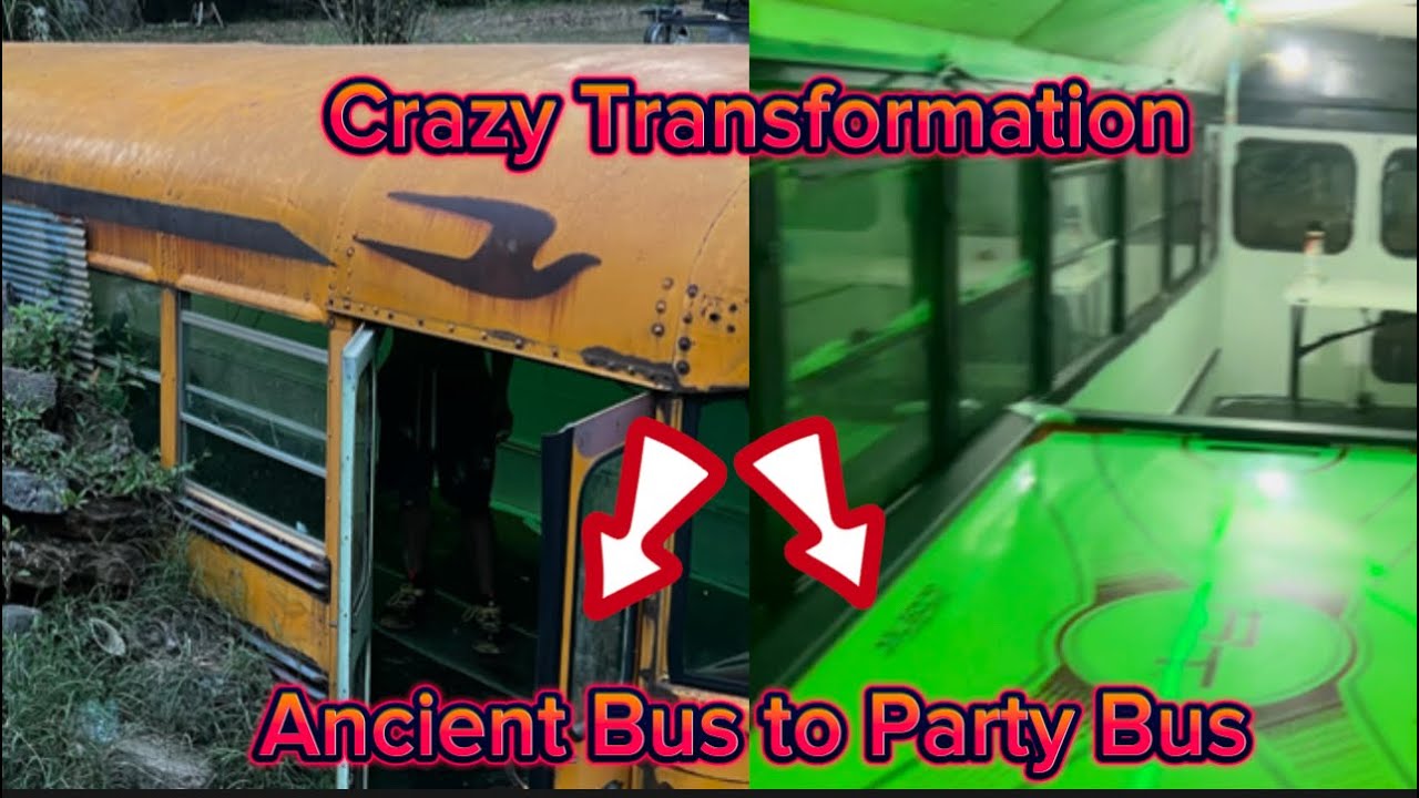 We turned this Ancient Bus into the Ultimate gaming setup😱 - YouTube