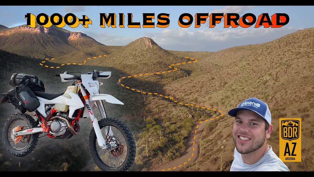 Dirt Biking Across America | Prt 1 Arizona BDR (Back Country Discovery ...