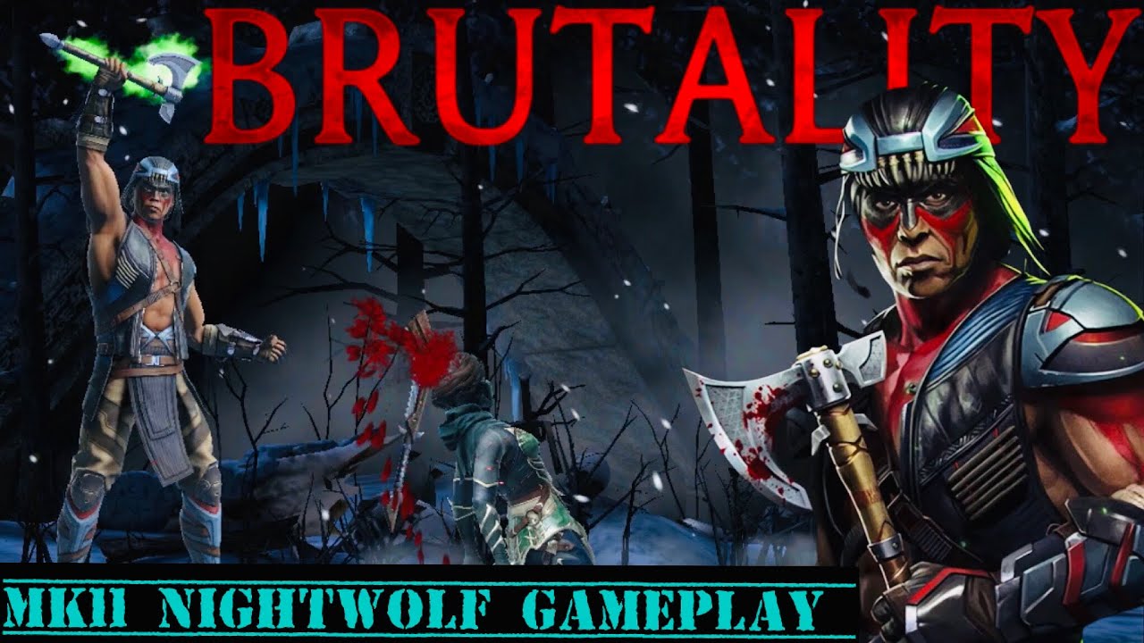 MK11 Nightwolf Brand New Brutality Gameplay | MK11 Diamond Team | MK ...