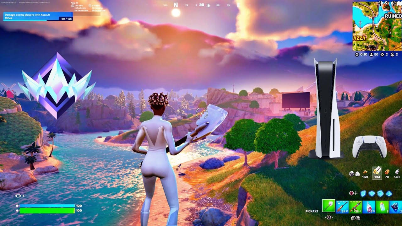 PS5 Fortnite Chapter 5 UNREAL RANKED Gameplay (4K 120FPS) - YouTube