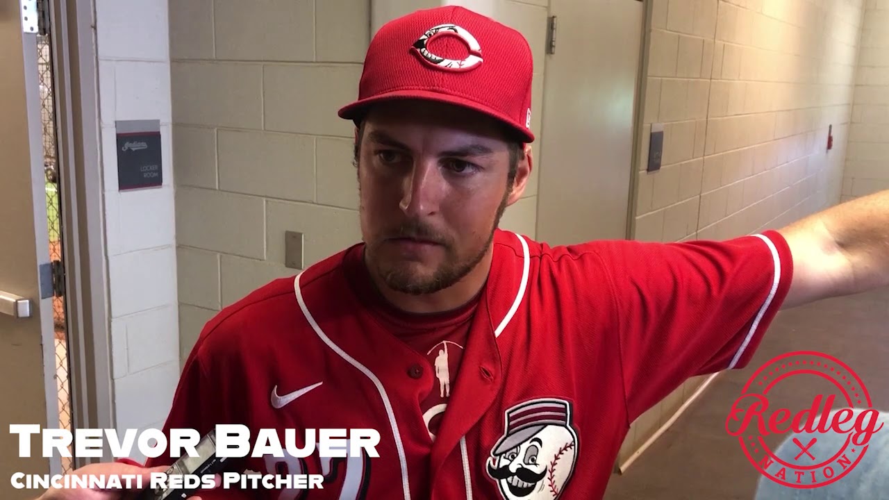 Reds pitcher Trevor Bauer speaks after spring training start - YouTube