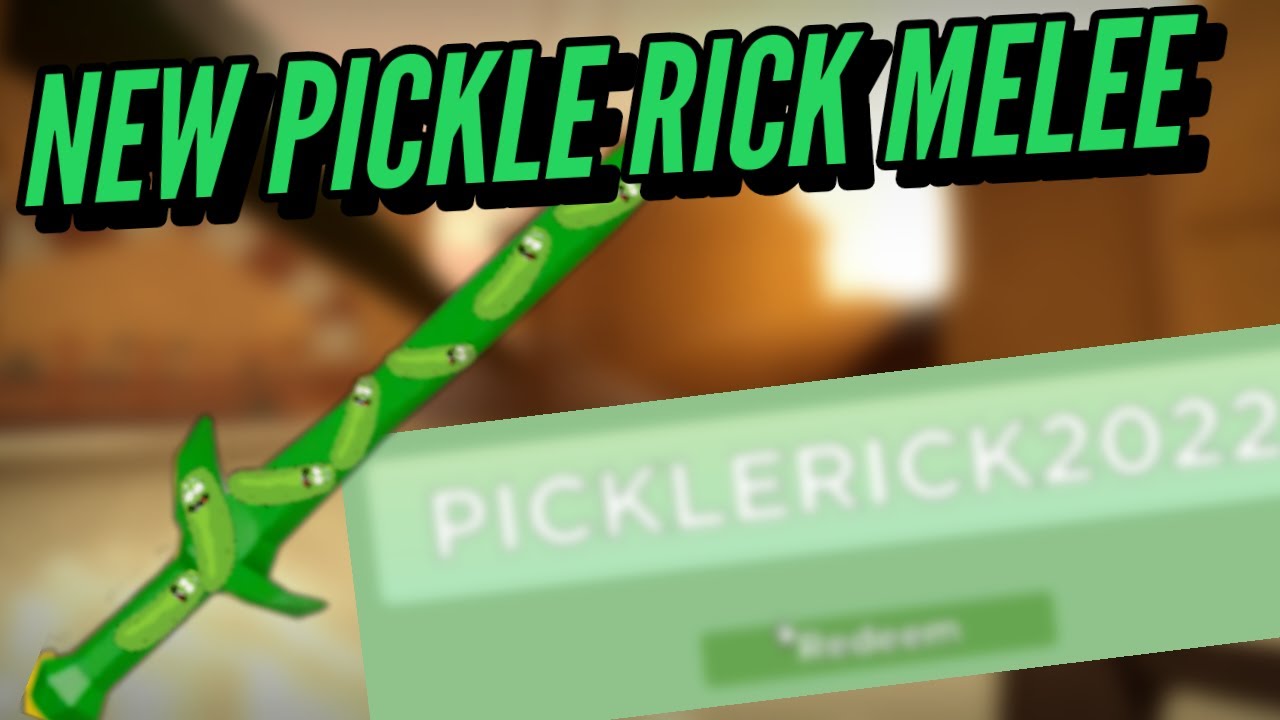 HOW TO GET THE *NEW* PICKLE RICK MELEE!!! (Roblox Arsenal) - YouTube