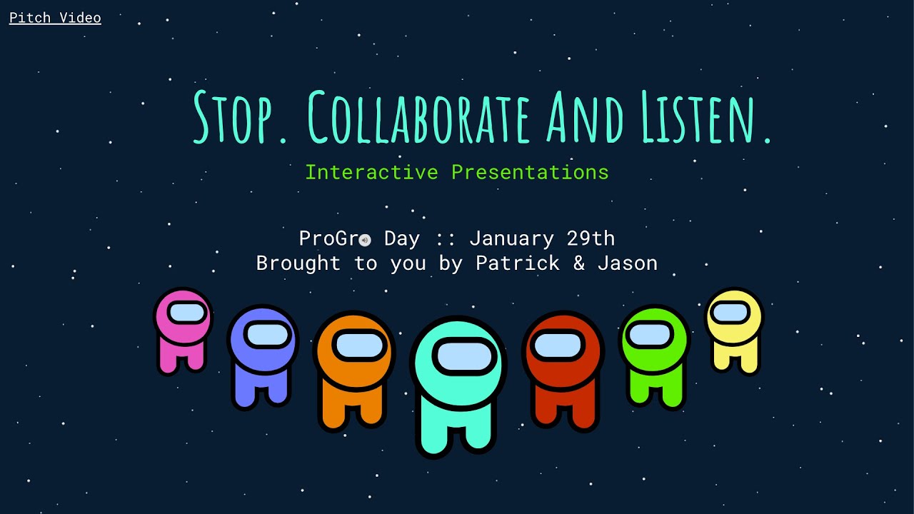 Stop. Collaborate and Listen. - YouTube