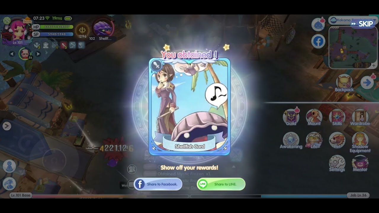 First Shellfish Card (Burning Odin) !!! 17 Days After Evil Druid Card ...