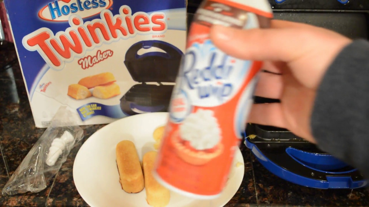 Hostess Twinkies Cake Snack Maker Gadget Review - YouTube