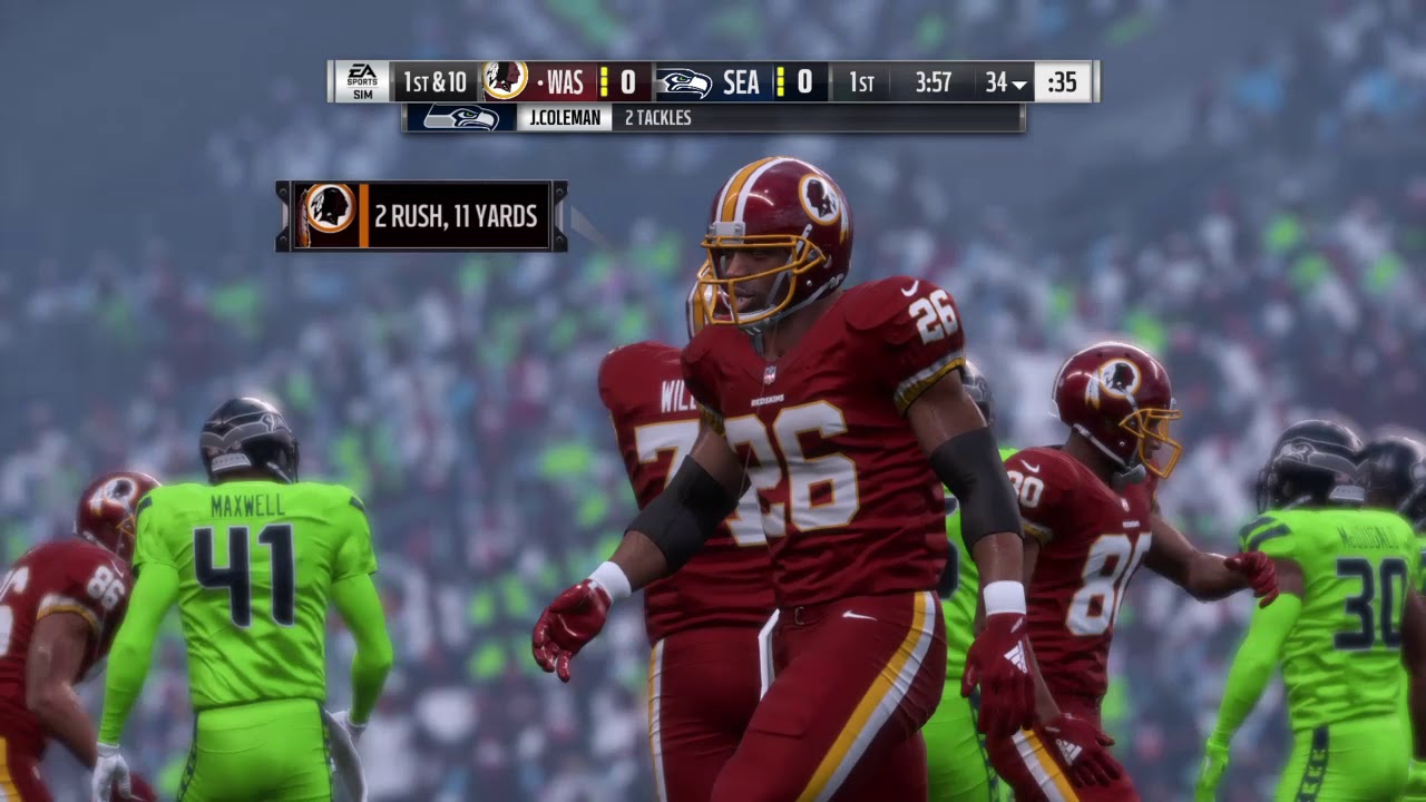 Madden NFL 19 Crash's Highlights Seahawks 1st Quarter - YouTube