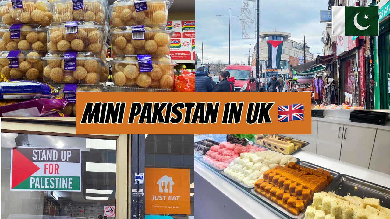 Mini Pakistan in Uk 🇵🇰🇬🇧 Bury Park | Luton City Tour | Free Palestine ...
