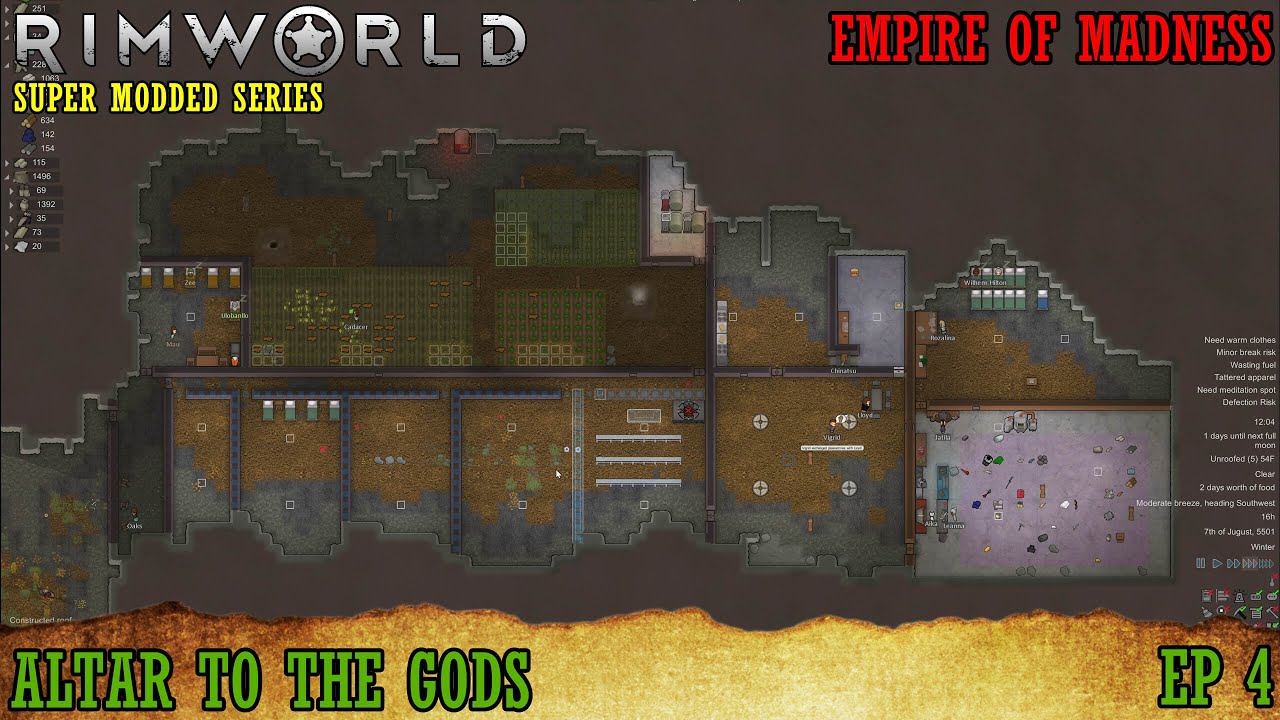 [04] Altar of the Gods | Rimworld 1.2 Royalty Super Modded (300+ Mods ...
