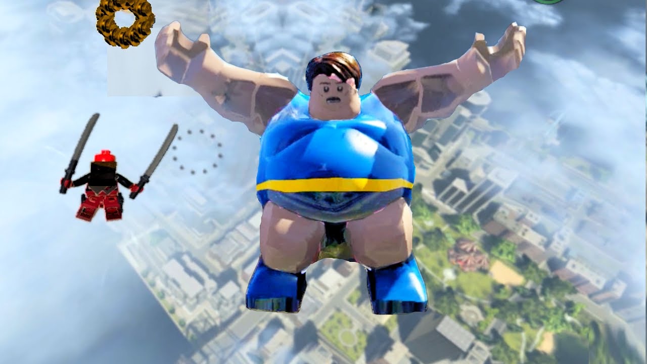 LEGO Marvels Super Heroes The Blob Skydiving PC 4k Ultra HD 2160p - YouTube