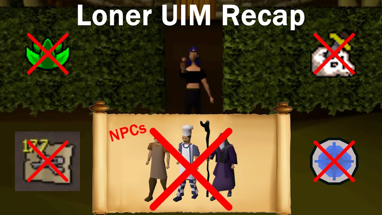 1000 Hours of No NPC Interaction | Loner UIM (#11.5) (Season 1 Recap ...