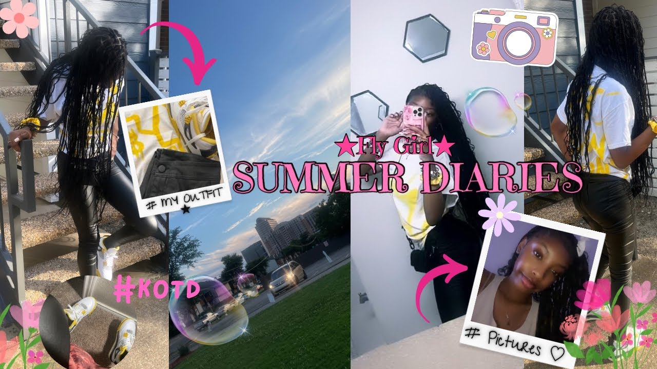 SUMMER DIARIES 🌸 | grwm, first video, eating, pictures, || Its Mariee ...