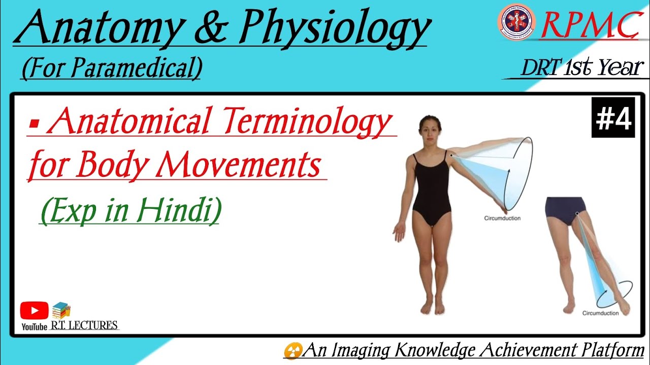 #Anatomical Terminology for Body Movements #Language of Anatomy - YouTube