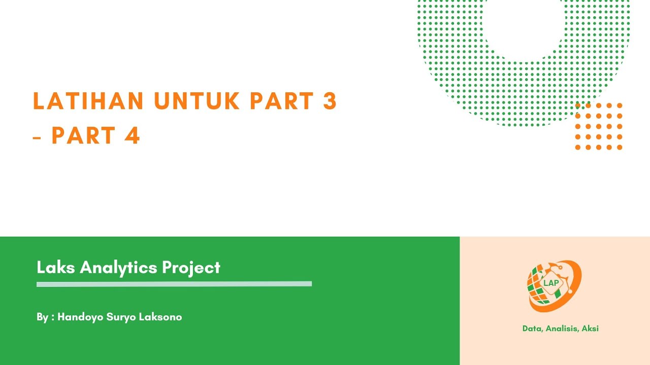 (LATIHAN) dari Part 3 - Part 4 SQL - YouTube