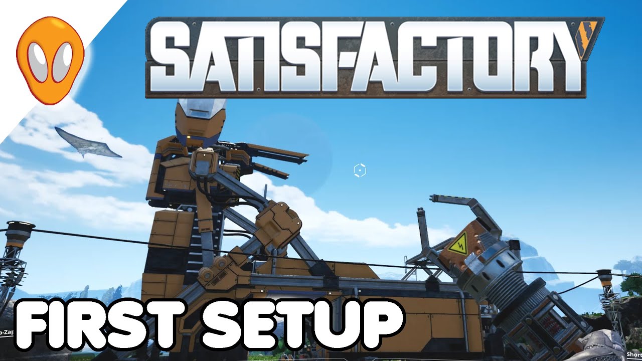 First Manual Setup | Satisfactory Ep 1 - YouTube