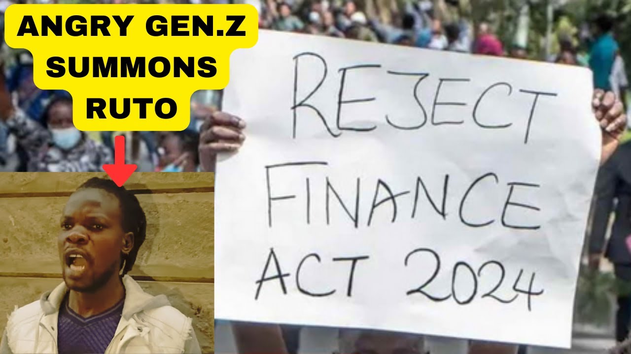 ANGRY GEN- Z SUMMONS RUTO."WE ARE THE BOSS" - YouTube