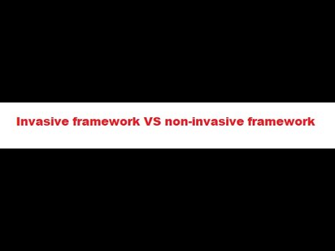 Invasive framework vs non-invasive framework - YouTube