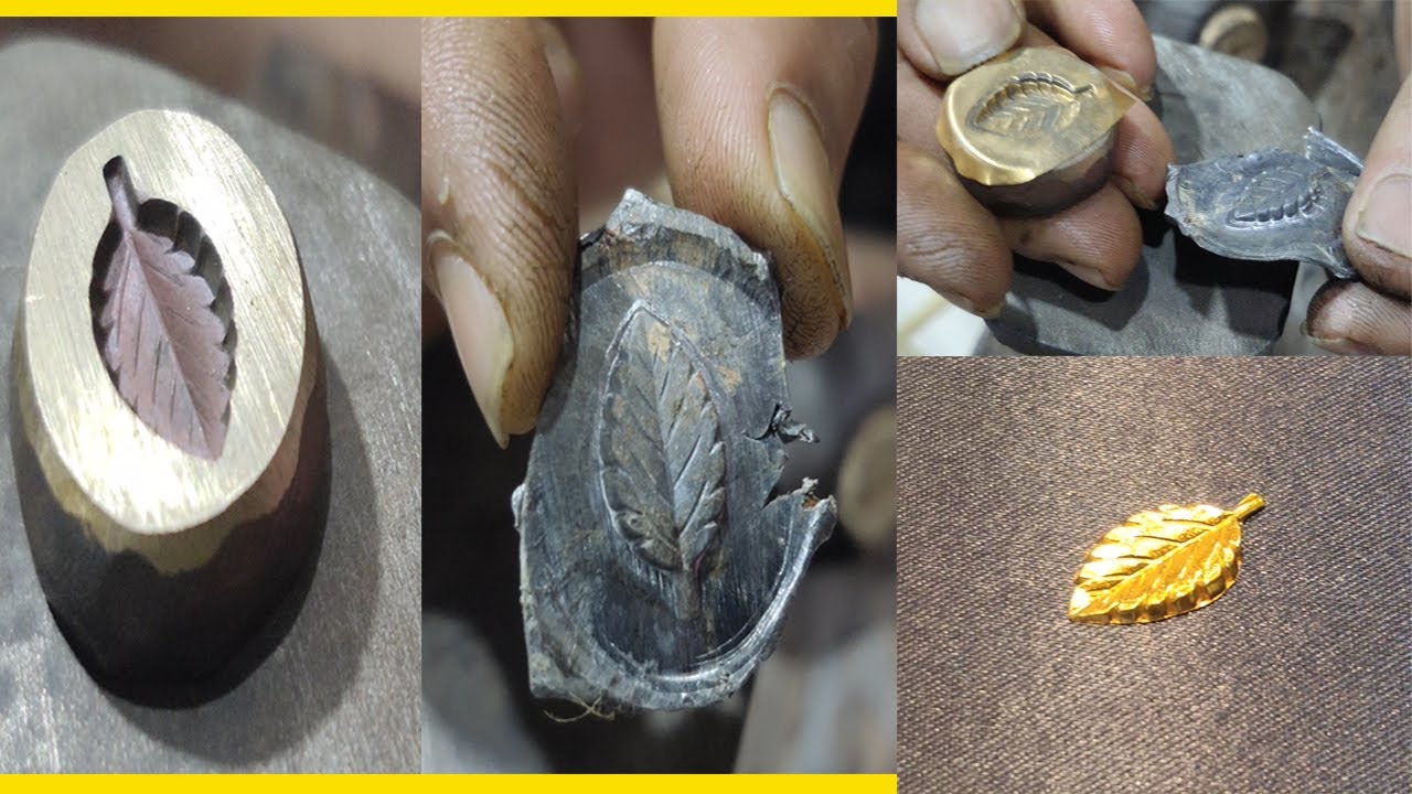 Making a Gold Leaf - Jewellery Making - YouTube