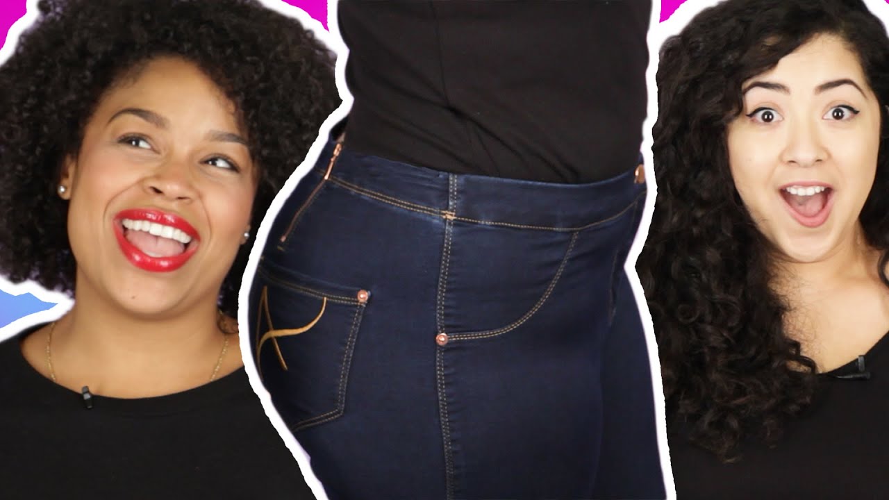 Latinas Try Jeans Made For Their Body Types - YouTube
