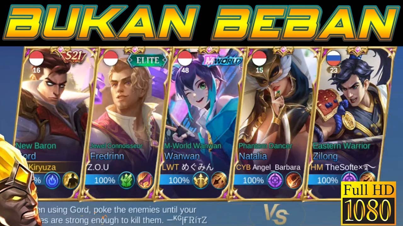 DAPAT SCORE TERBAWAH - Gameplay Gord #55 - Mobile Legends: Bang Bang ...