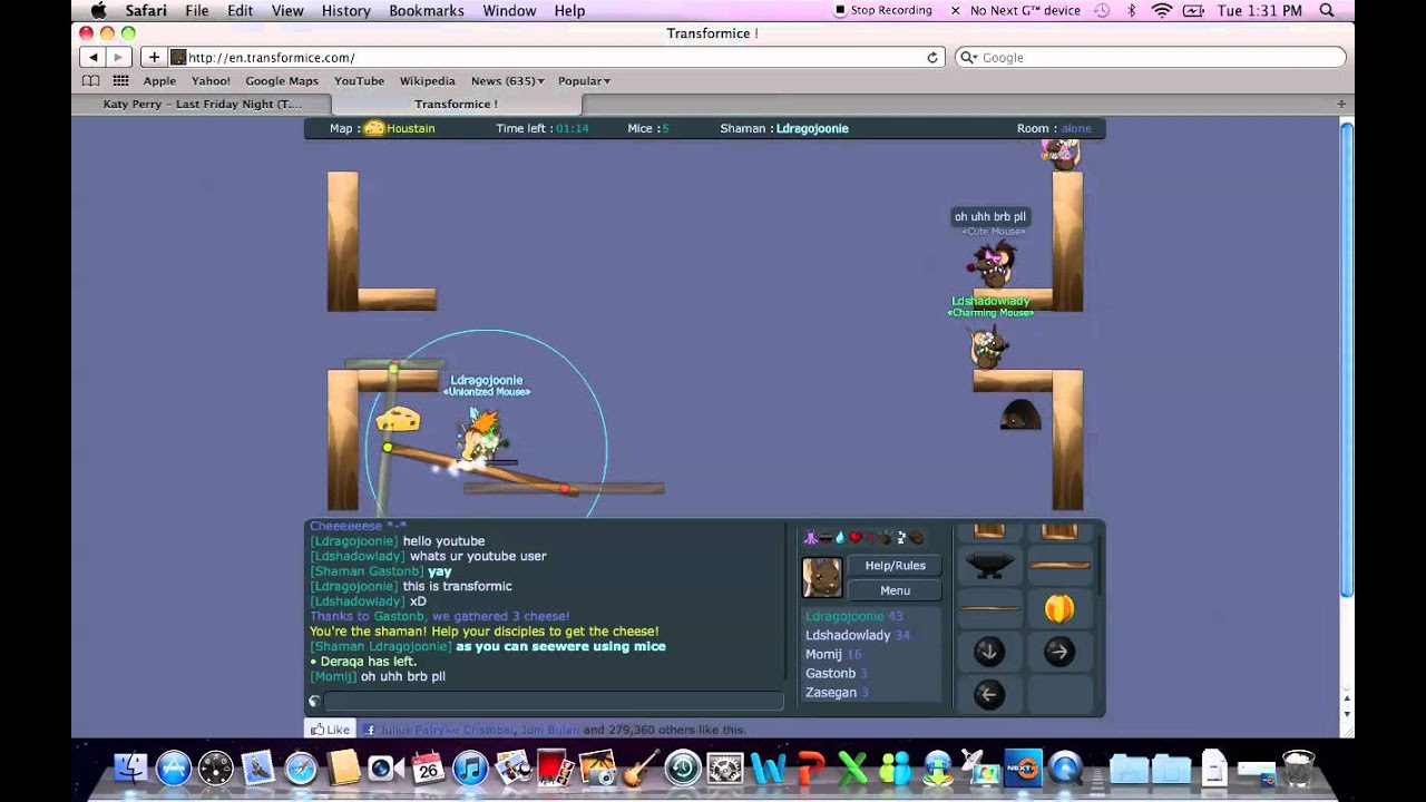 playing transformice - YouTube