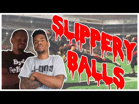 SLIPPERY BALLS?? WHAT THE HECK!! - NFL Blitz The League 2 Gameplay| #ThrowbackThursday ft. Juice