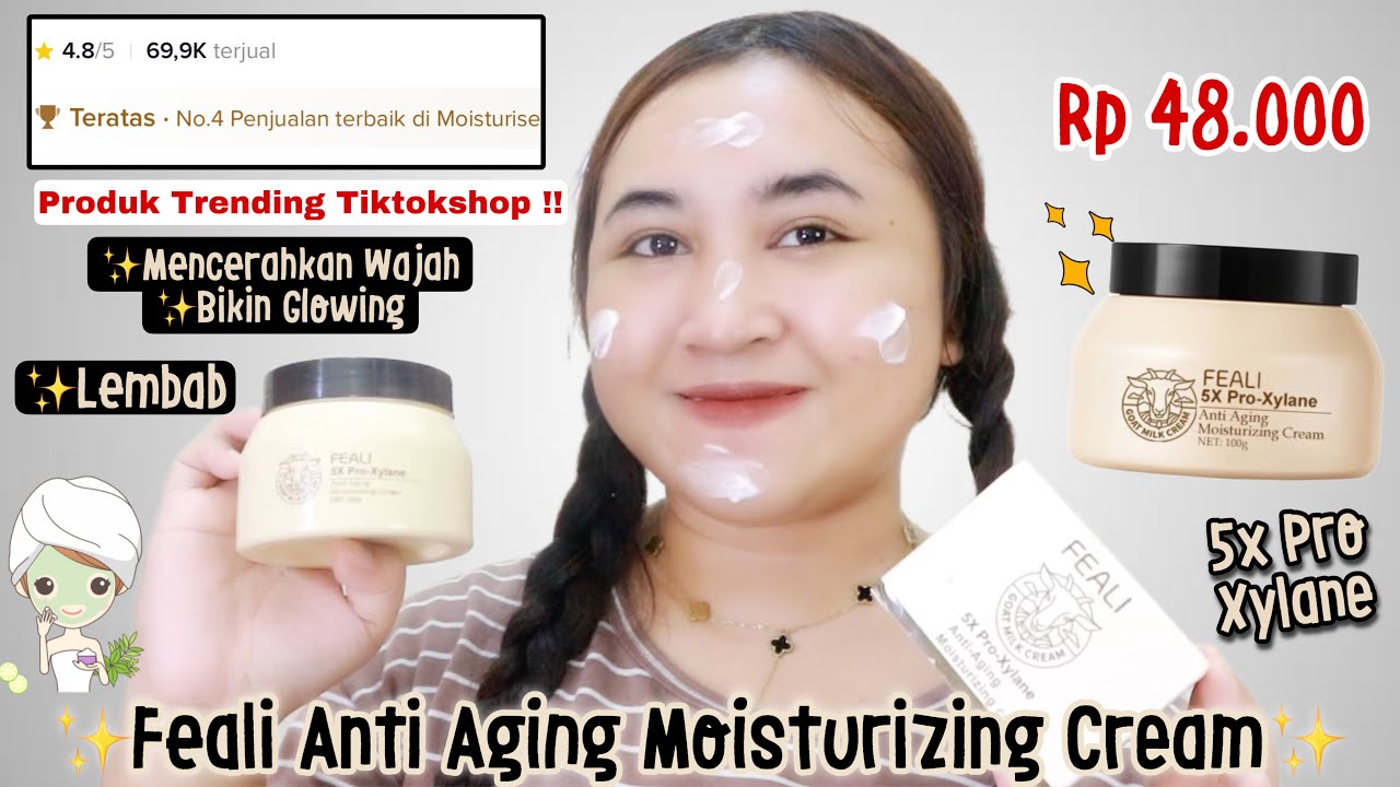 Review Feali 5x Pro Xylane Moisturizing Cream - PRODUK VIRAL TIKTOK ...