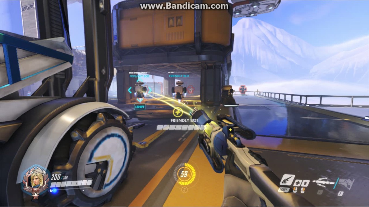 Overwatch - Combat Medic Ziegler Mercy Showcase - YouTube