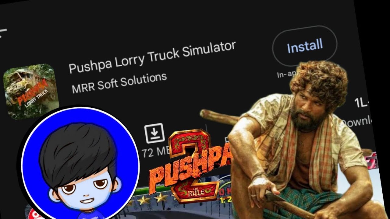 puspa 2 truck 🚛 game#puspa2therule #tech - YouTube