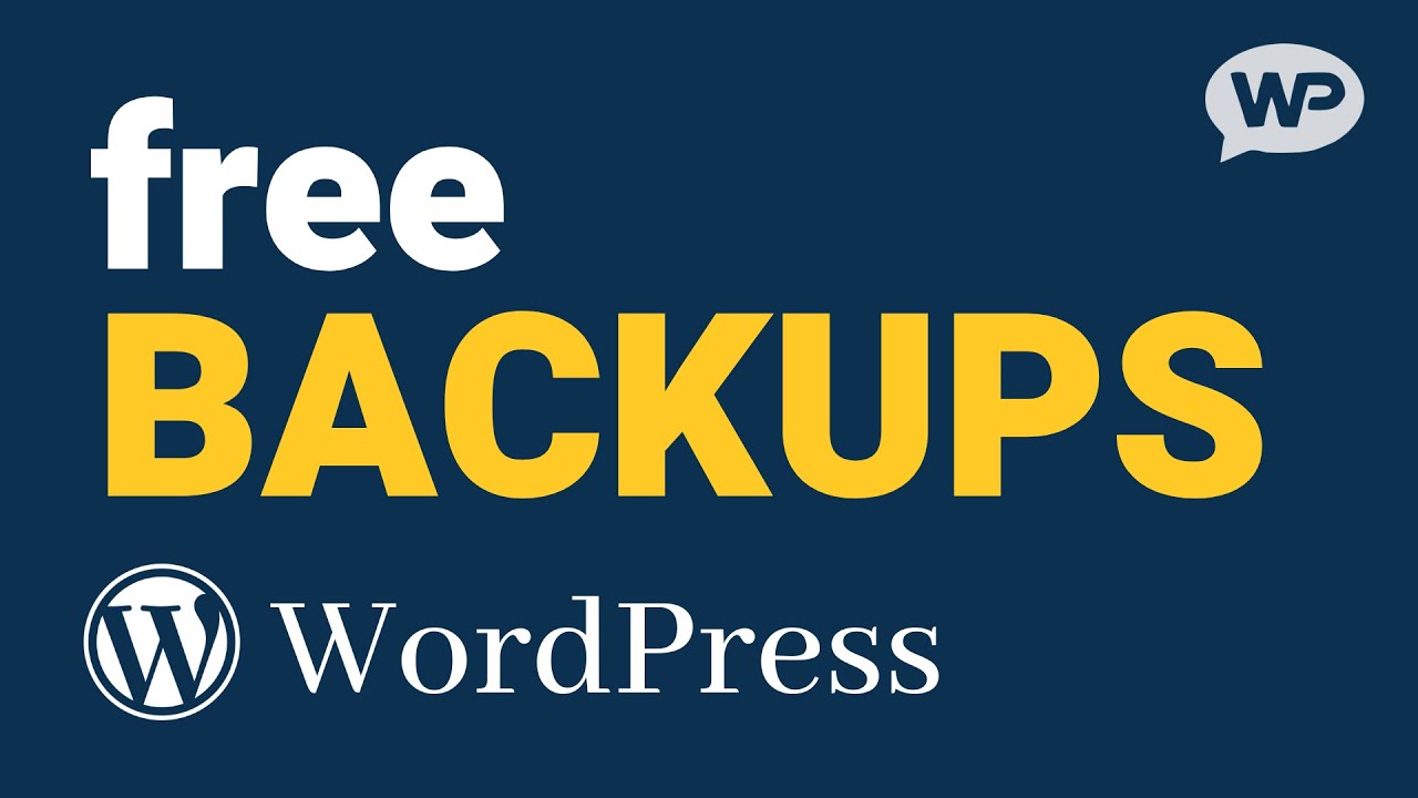 How to Backup a WordPress Website (and Database) - YouTube