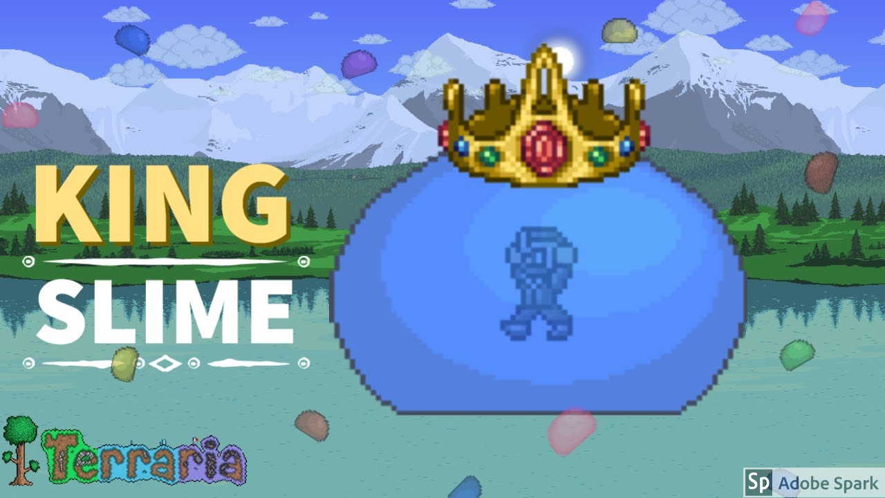 Slime is falling from the sky! | Terraria Boss Fight Series #1 - YouTube