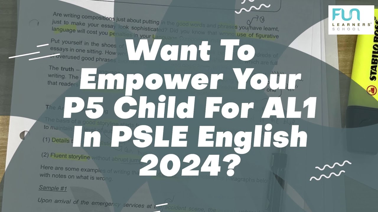 Learn English AL1 Secrets in Ace PSLE Camp 2023 - YouTube