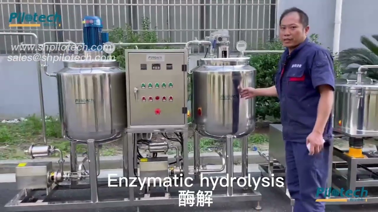 Laboratory Small Scale Dairy & Beverage Production Line - YouTube