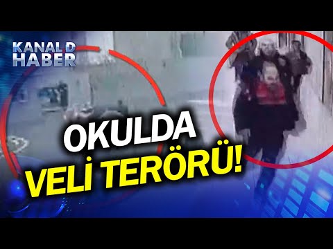 Zorla Okul Binasına Giren Veli Öfkeden Çıldırdı! Hamile Öğretmene Saldırdı! #Haber