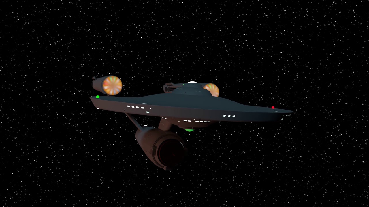 USS Enterprise test animation - YouTube