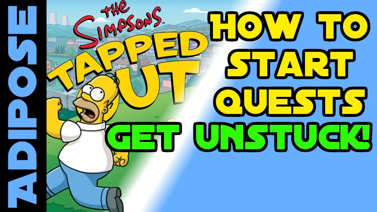 Simpsons Tapped Out-How to get Quests to start - YouTube