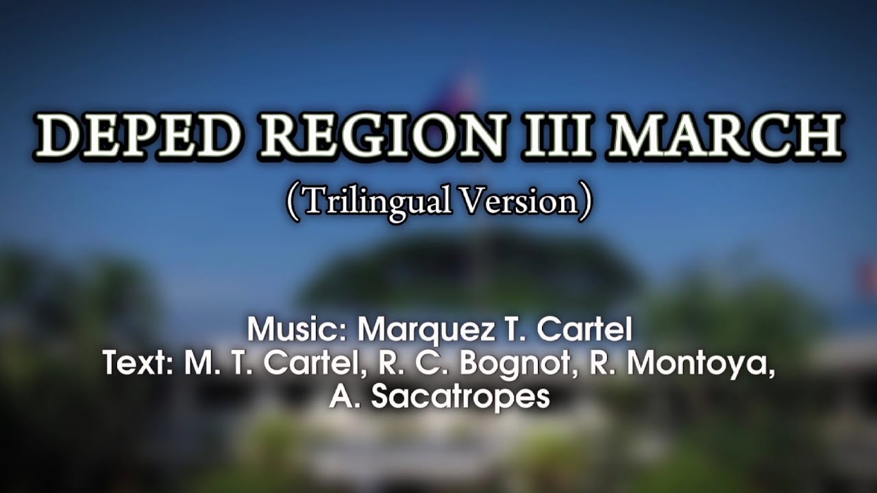 Sing with DK - Deped Region III March (Trilingual Version) - YouTube