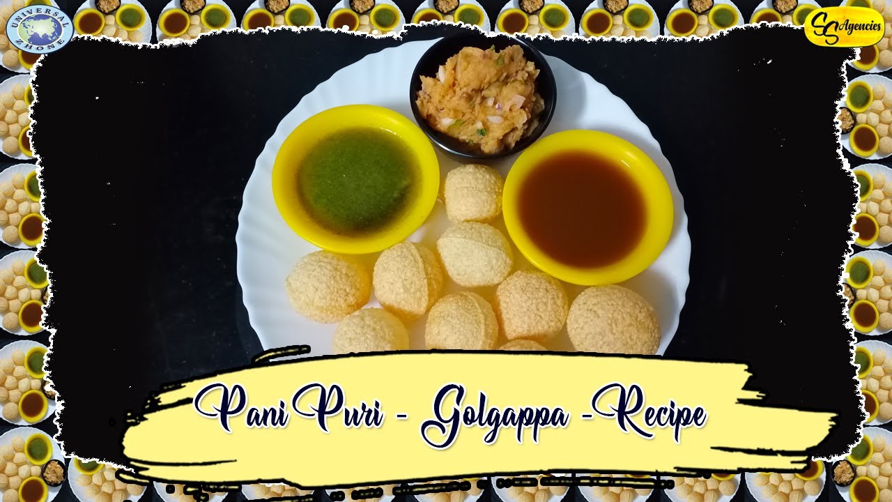Pani Puri - Gol Gappa || Indian Recipe - YouTube