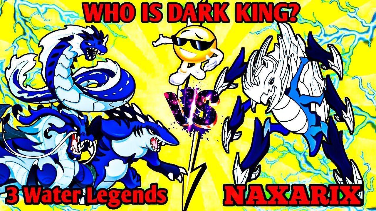 Naxarix Vs 3 Water Legends Battle In Dynamons World 😍|Who Is Water King ...