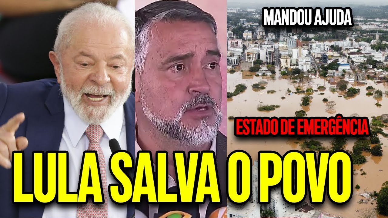 LULA FAZ MEGA-OPERAÇÃO PARA O RIO GRANDE DO SUL!!!! BOLSONARO MORRE DE ...