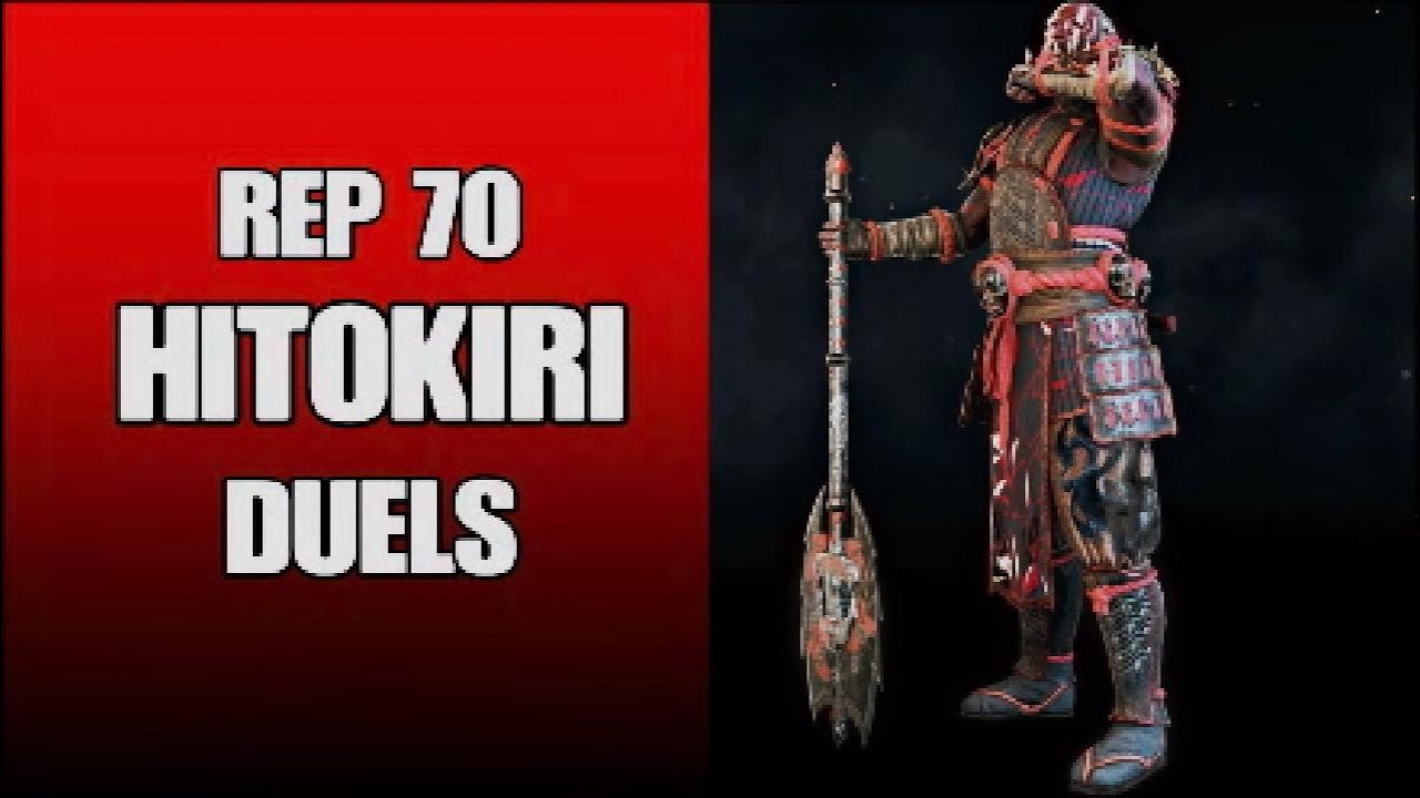 For Honor Rep 70 Hitokiri Duels, intense matches are always best - YouTube