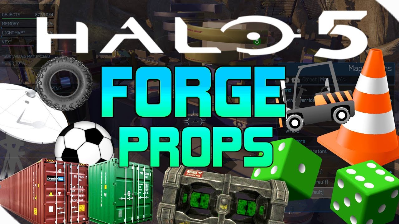 HALO 5 FORGE: PROPS (BLOCKS, OBJECTS, VEHICLES, CARS, TOYS AND MORE ...