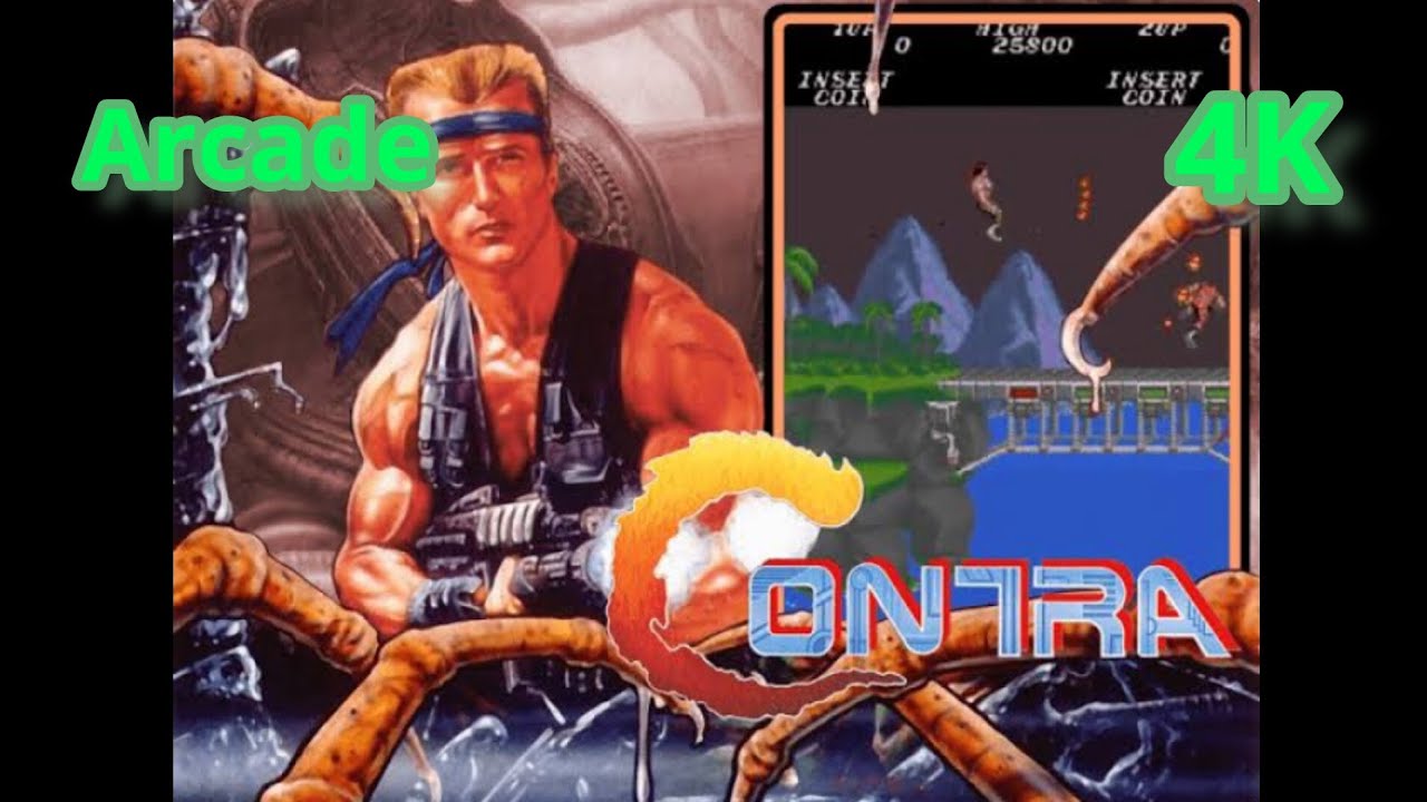 4K 🎮 Contra (คอนทรา) - Arcade Game (Konami - 1987) Full Walkthrough ...