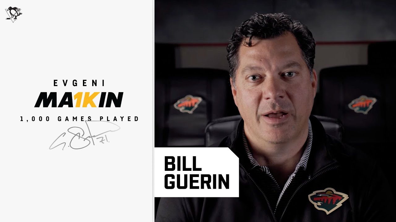 Bill Guerin: Evgeni Malkin 1,000 Games | MA1KIN - YouTube