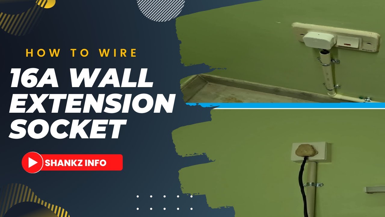 Expert Tips: How to Wire a 16A Wall Extension Socket Like a Pro - YouTube