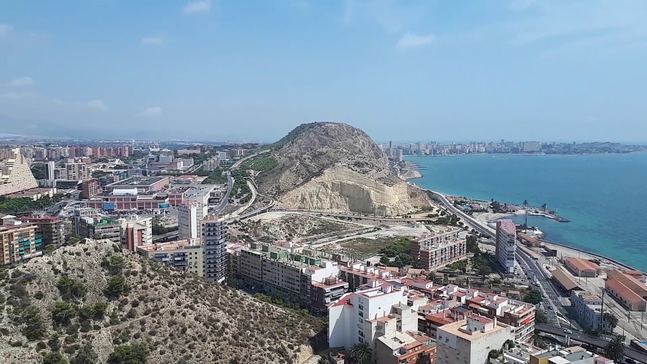 Castillo Santa Bárbara (Alicante). Vistas panorámicas - YouTube