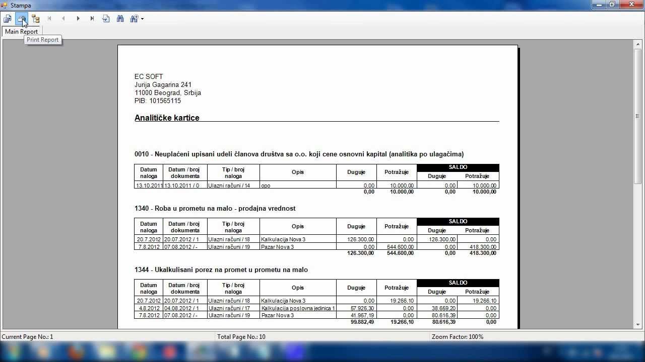 Glavna knjiga - YouTube