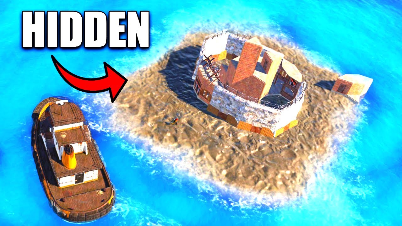 We Built On The Most PERFECT HIDDEN ISLAND in Rust - YouTube