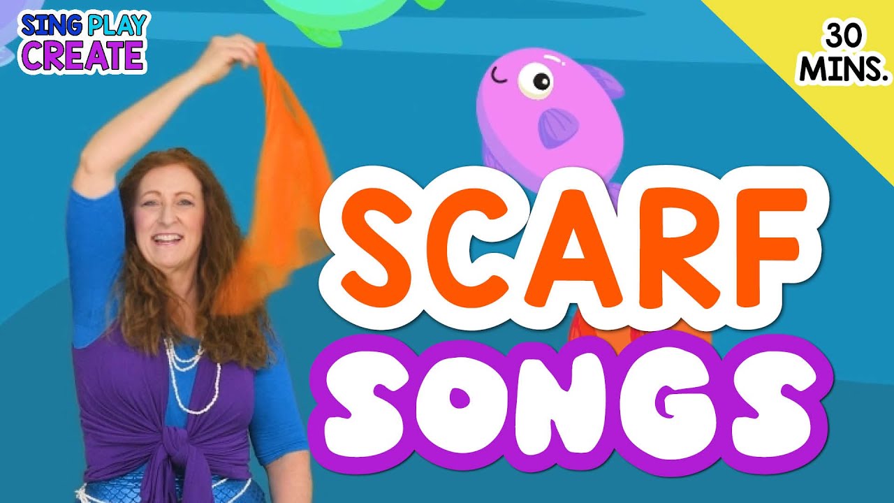 Scarf Movement Activities | 30 Minutes | Scarf Dance| Brain Break| Sing ...