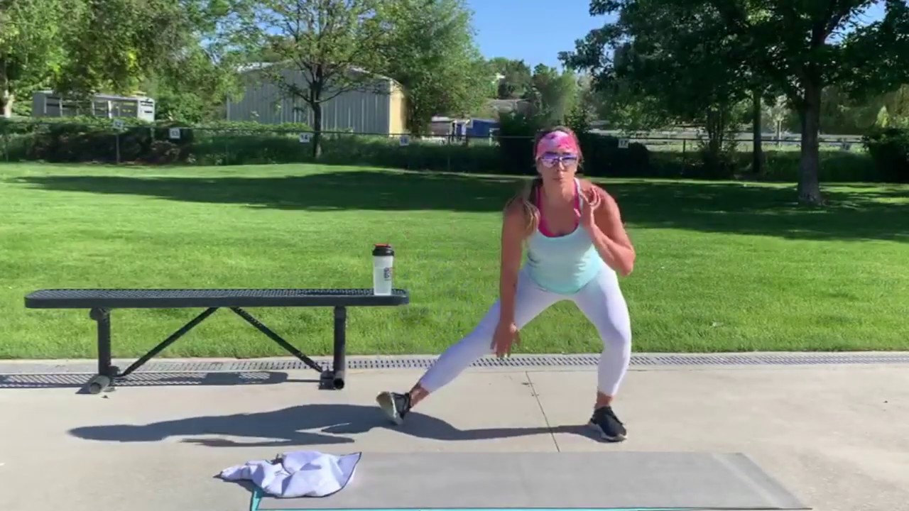 Alternating side lunge - YouTube